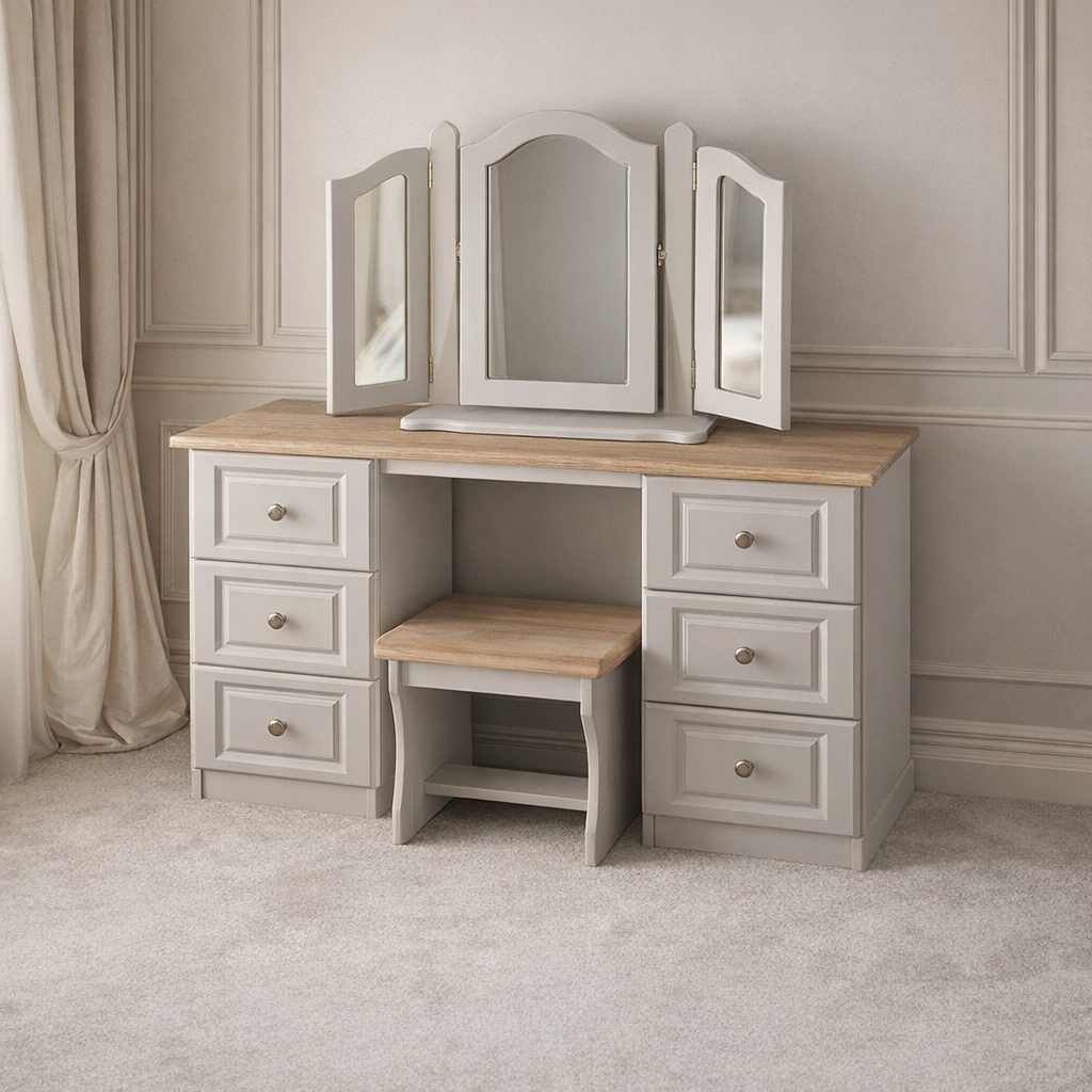 Kinvara Dressing Table Stool — G Furniture and Carpets